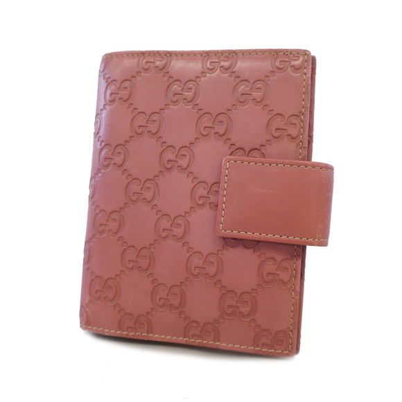 Gucci | Other | Auth Gucci Notebook Cover Gucci Sima 1524 Leather Pink ...